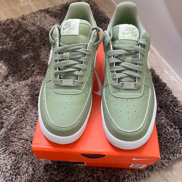 Nike | Shoes | Nike Air Force Sage Green Sneakers | Poshmark